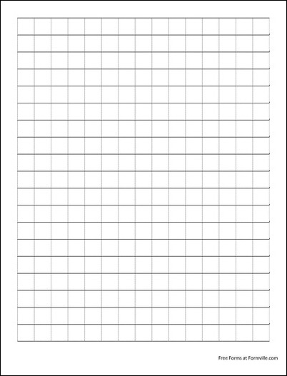 Free Graph Paper 2 Squares Per Inch Dashed Black From Formville